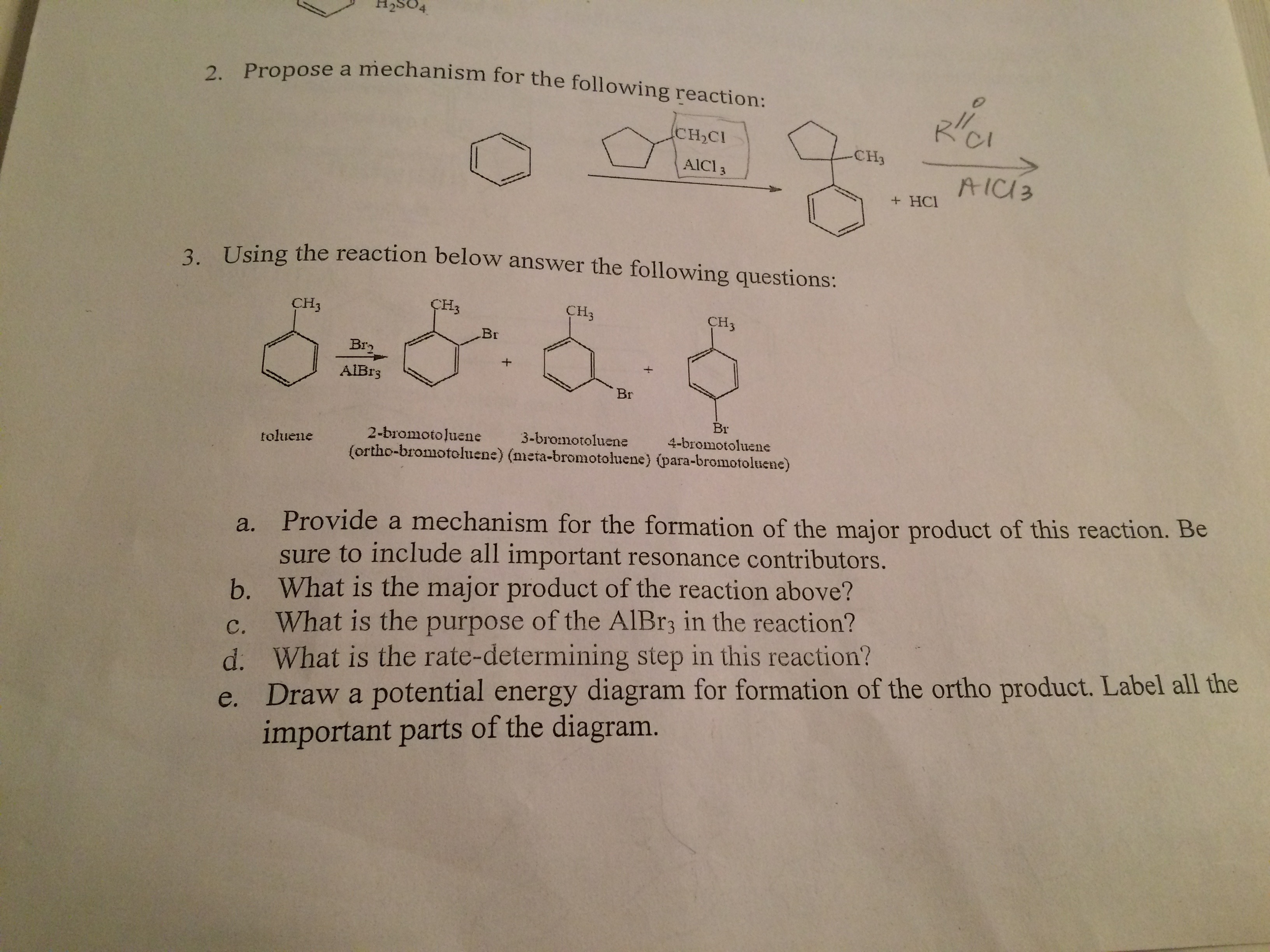Solved Propose a mechanism for the following reaction: the | Chegg.com