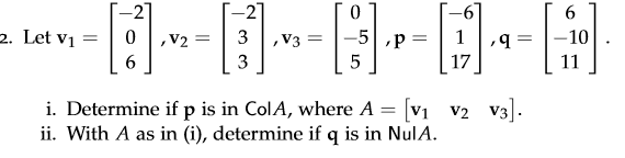 Solved Linear Algebra problem, please do the both questions. | Chegg.com