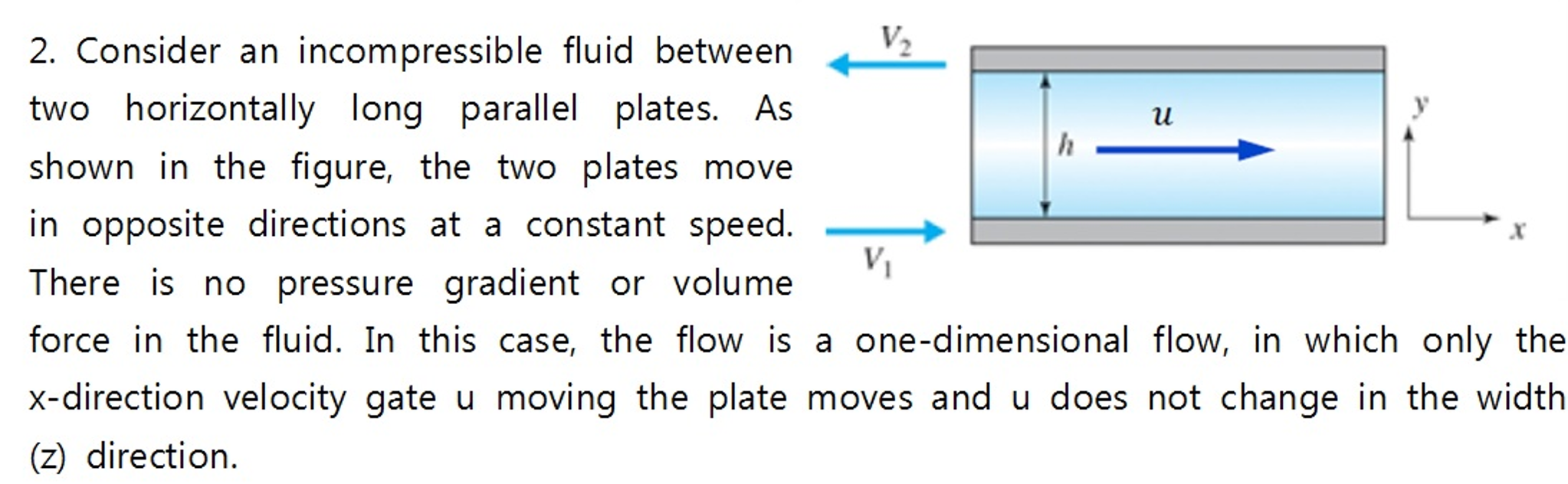Solved Consider an incompressible fluid between -two | Chegg.com