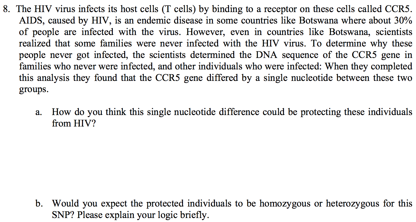 Solved The HIV virus infects its host cells (T cells) by | Chegg.com