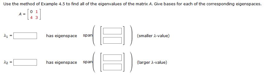 Solved Use the method of Example 4.5 to find all of the | Chegg.com
