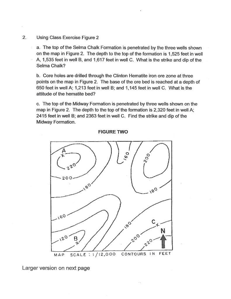 Solved 2. Using Class Exercise Figure 2 a. The top of the | Chegg.com