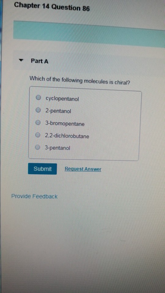Solved Part A Which compound would have the highest | Chegg.com