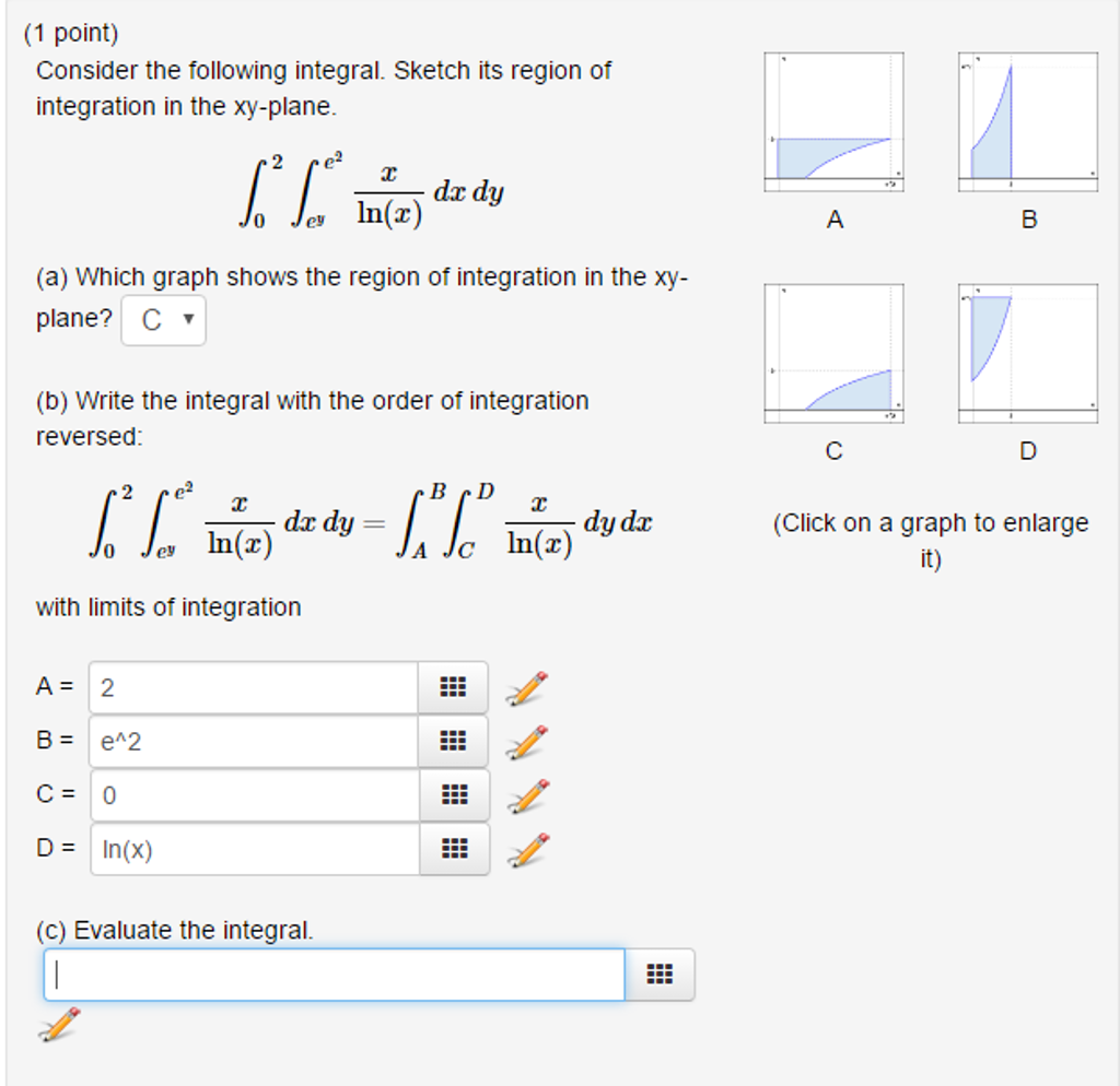 Solved Consider the following integral. Sketch its region of | Chegg.com