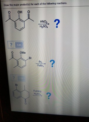Solved Draw the major product(s) for each of the following | Chegg.com