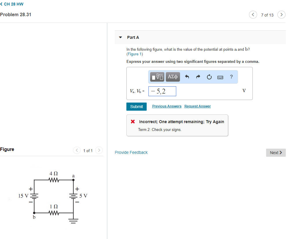 Solved くCH 28 HW Problem 28.31 70f 13 Part A In the | Chegg.com