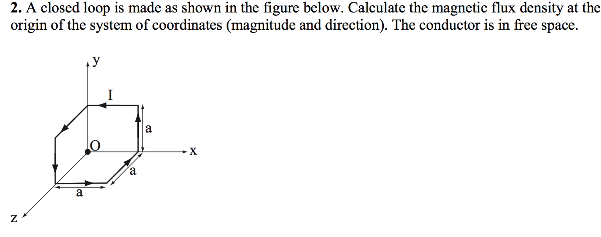 Solved A closed loop is made as shown in the figure below. | Chegg.com