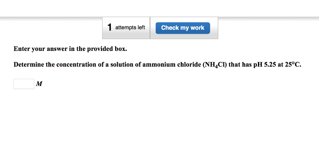 Solved 1 attempts left Check my work Enter your answer in | Chegg.com