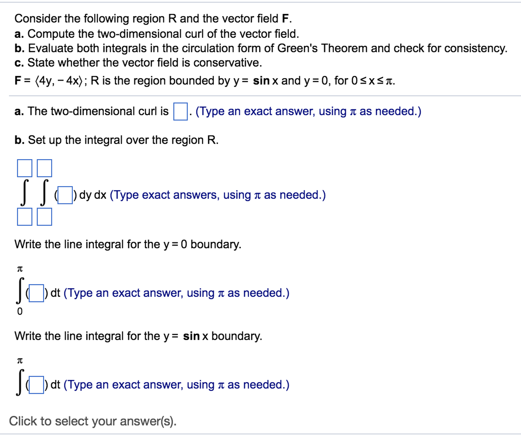 Solved Consider the following region R and the vector field | Chegg.com Solved Consider the following region R and the vector field | Chegg.com