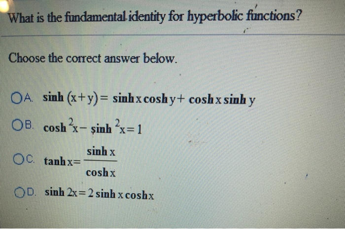 Solved Express sinh x in terms of logarithms sinh-1x | Chegg.com