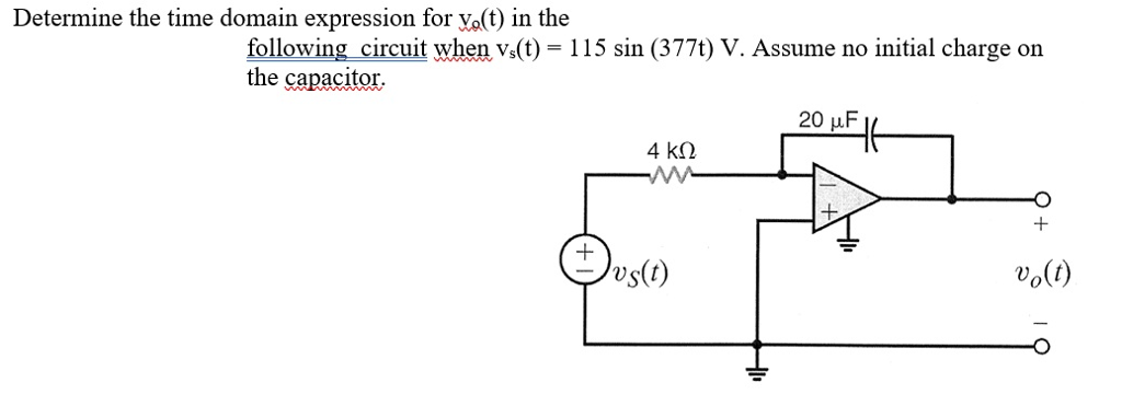 Solved Determine the time domain expression for ya(t) in the | Chegg.com