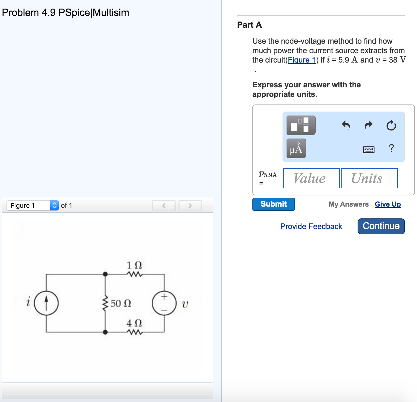 Solved Use the node-voltage method to find how much power | Chegg.com