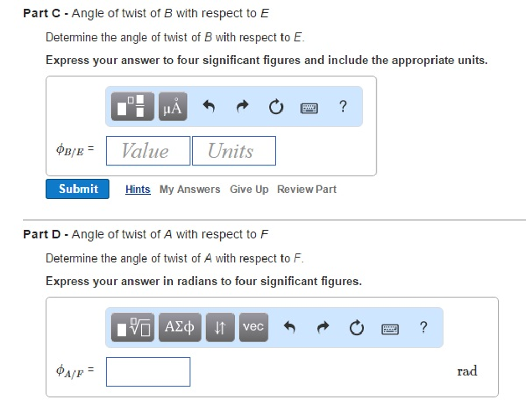 Solved Angle of Twist Learning Goal To determine the angle | Chegg.com