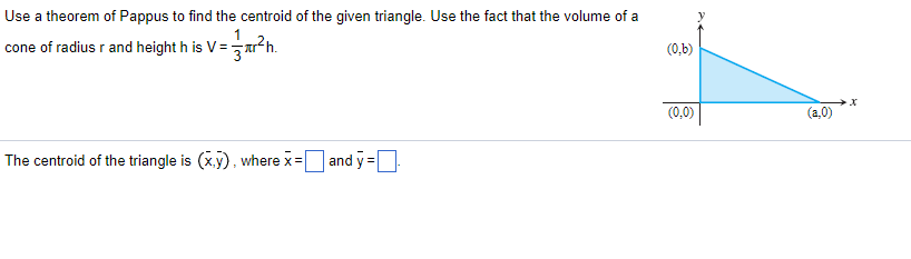 Solved Use a theorem of Pappus to find the centroid of the | Chegg.com