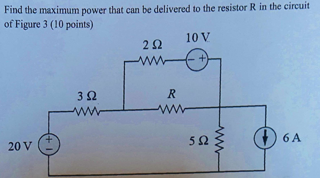 Solved Find the maximum power that can be delivered to the | Chegg.com