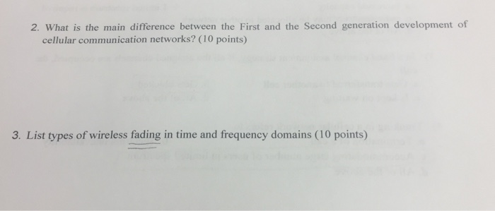 Solved What is the main difference between the First and the | Chegg.com