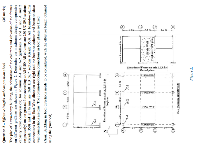 The plan of a two-storey building, the orientation of | Chegg.com