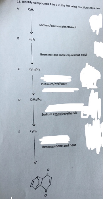 Solved Identify compounds A to W in the flowing reaction | Chegg.com