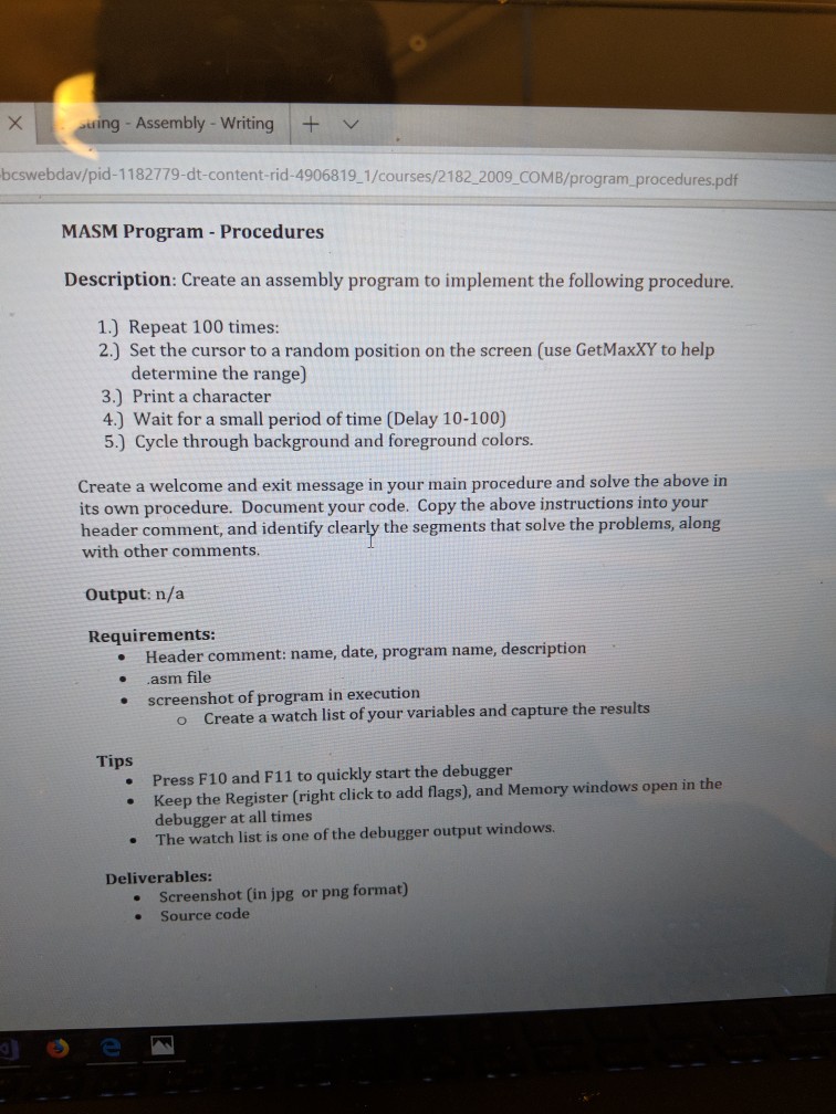 ing Assembly- Writing | Chegg.com