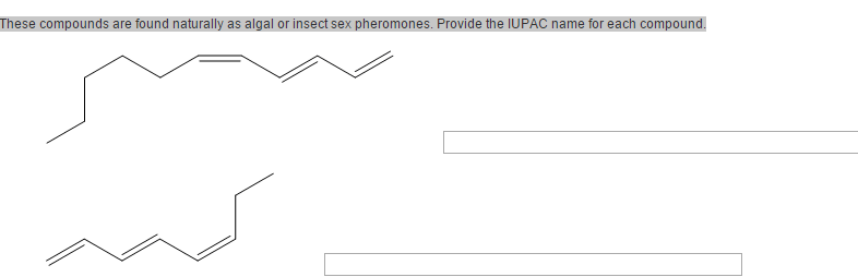 Solved These Compounds Are Found Naturally As Algal Or