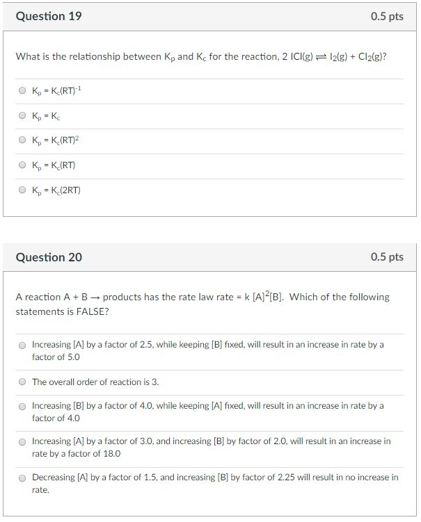 Solved Question 19 0.5 pts What is the relationship between | Chegg.com