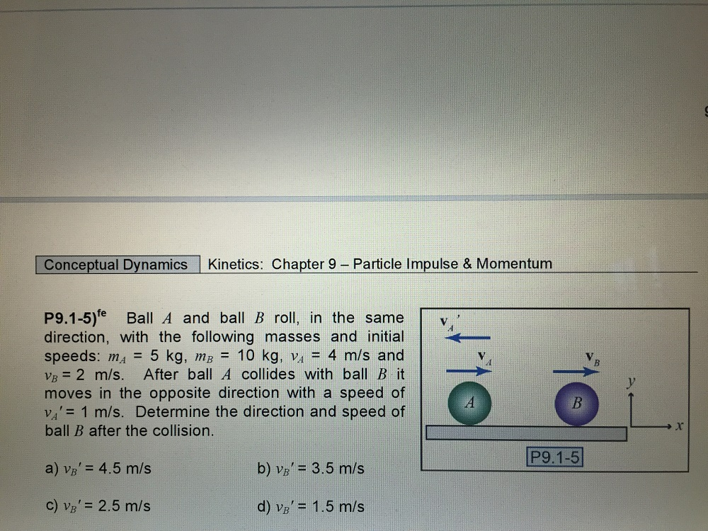 Solved Conceptual Dynamics Kinetics: Chapter 9-Particle | Chegg.com