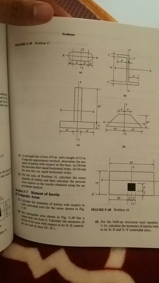 Solved with Problems FIGURE 5-19 Problem 17. X X 15. | Chegg.com