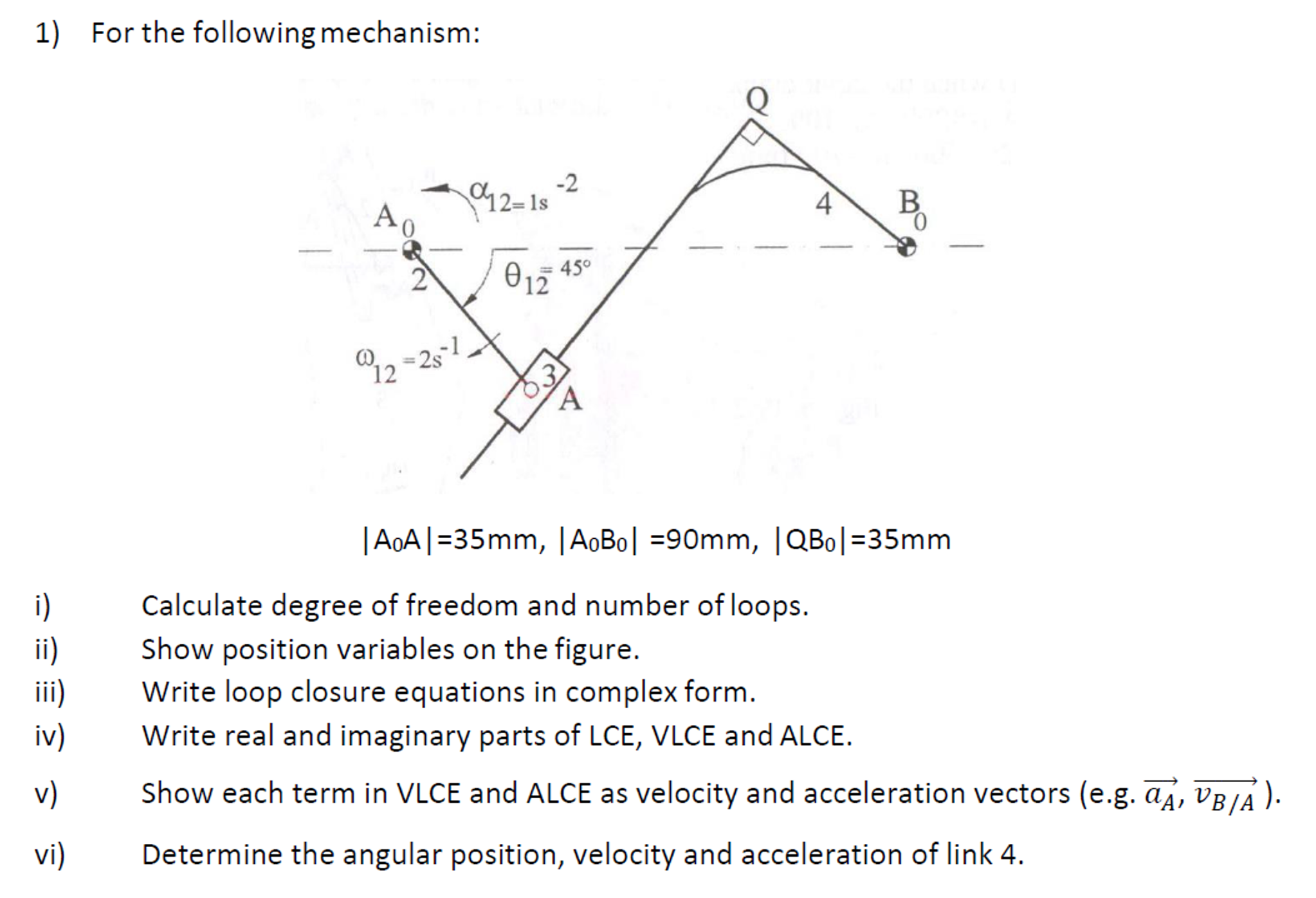 Solved For the following mechanism: Calculate degree of | Chegg.com
