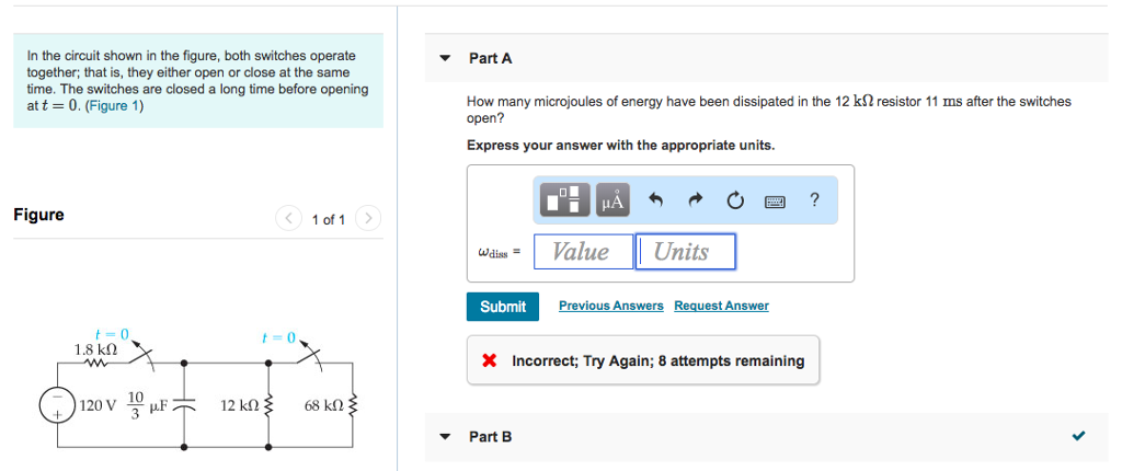 Solved In the circuit shown in the figure, both switches | Chegg.com