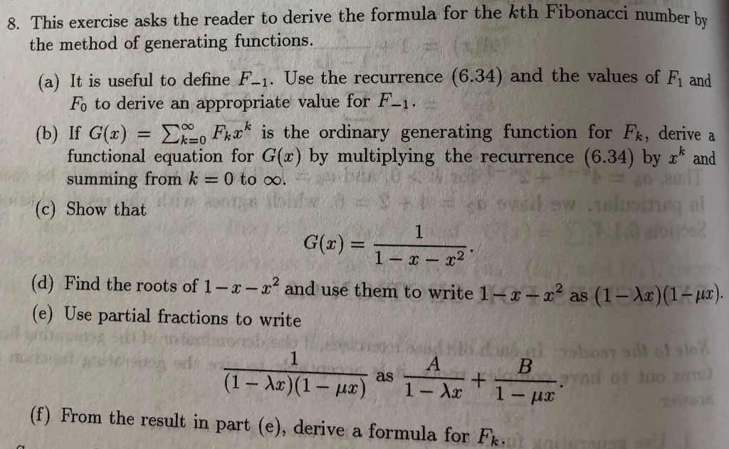 Solved 8. This exercise asks the reader to derive the | Chegg.com