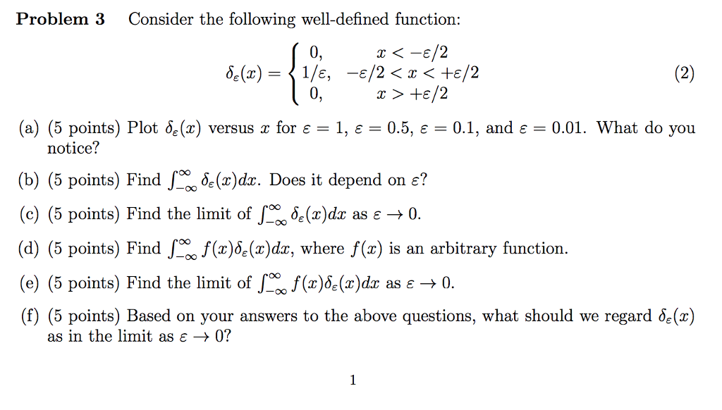 Solved Problem 3 Consider the following well-defined | Chegg.com