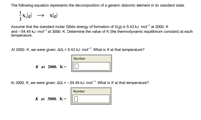 Solved The Following Equation Represents The Decomposition