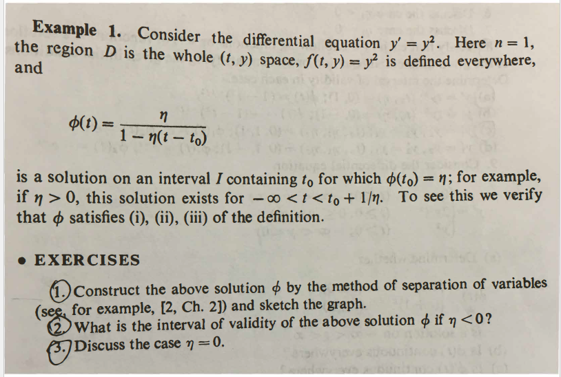 Solved Consider the differential equation y' = y^2. Here n= | Chegg.com