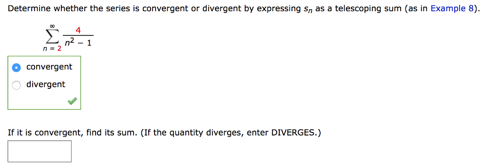 Solved Determine whether the series is convergent or | Chegg.com