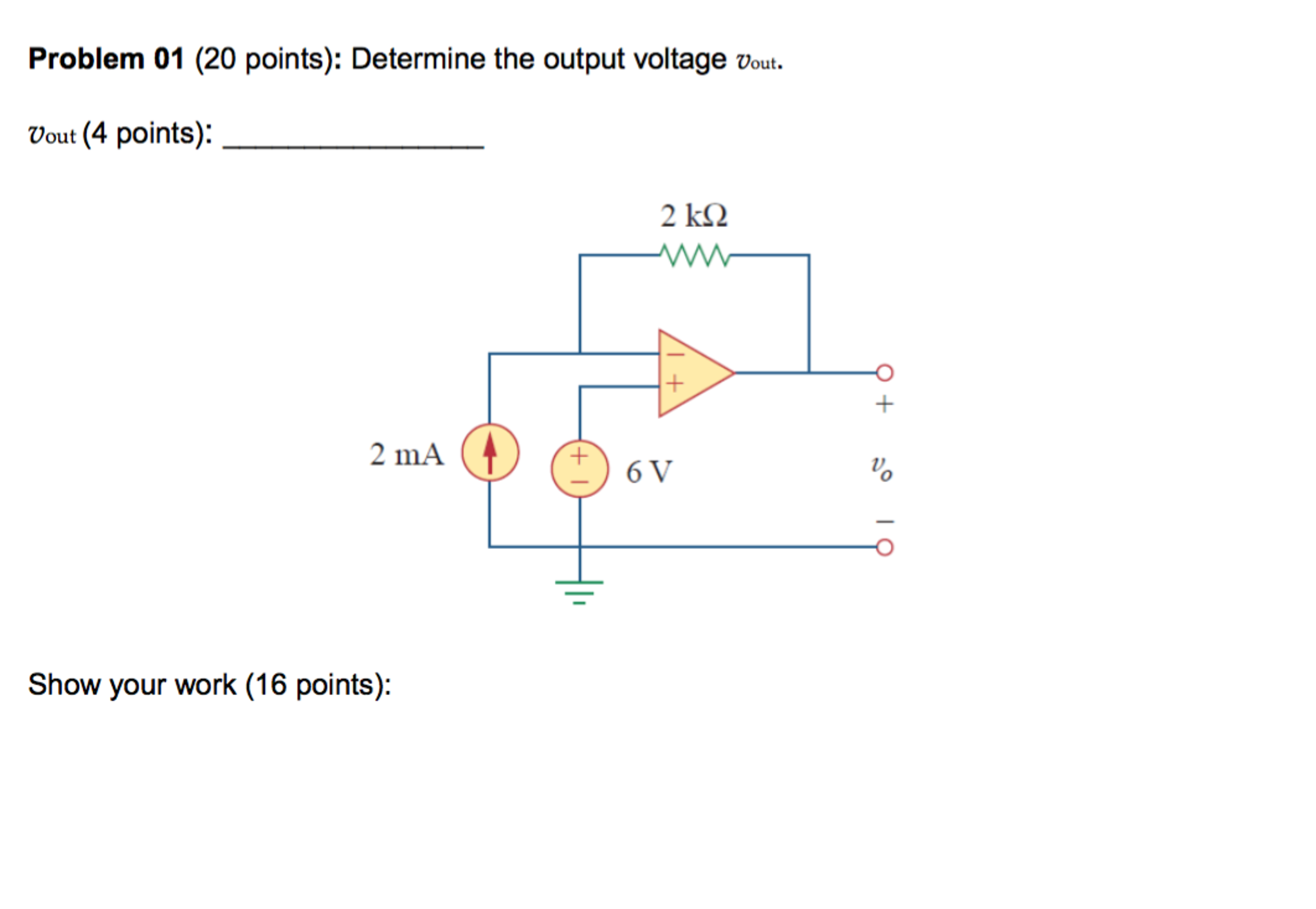 Solved Determine the output voltage v_out. | Chegg.com Solved Determine the output voltage v_out. | Chegg.com