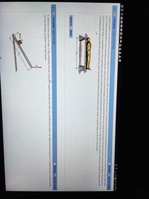 Solved A gravity board is a convenient and quick way to | Chegg.com