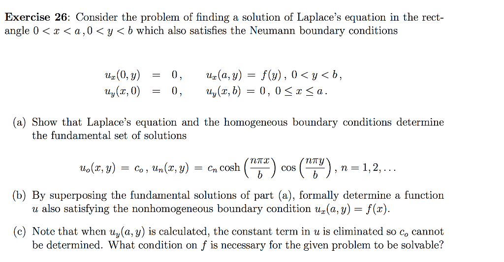Solved Exercise 26: Consider the problem of finding a | Chegg.com