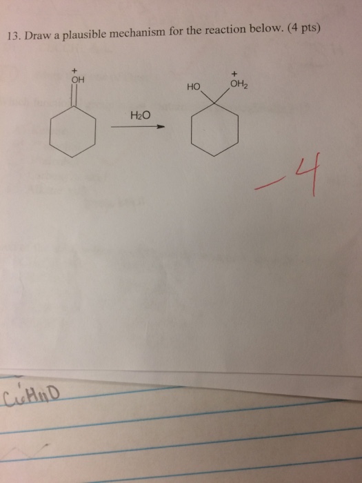 Solved Draw a plausible mechanism for the reaction below. | Chegg.com