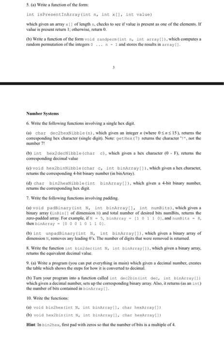 Solved Write a function of the form: lnt | Chegg.com