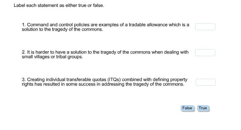 Solved Label each statement as either true or false. | Chegg.com