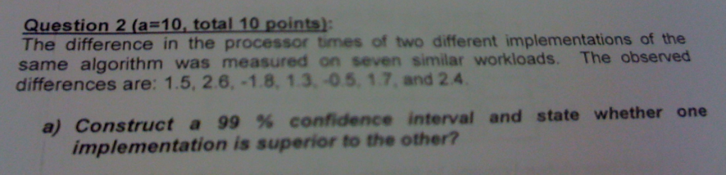 Solved The difference in the processor times of two | Chegg.com