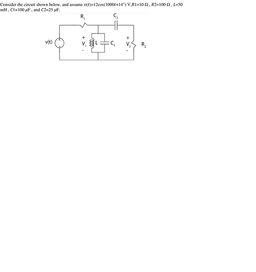 Solved a) First assume the voltage source v(t) is replaced | Chegg.com