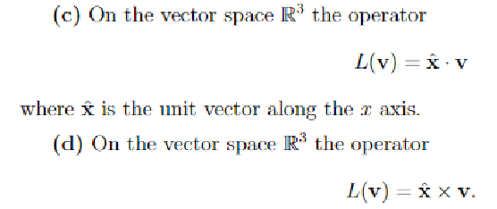 Solved 3. Are the following linear operators? Explain. (a) | Chegg.com