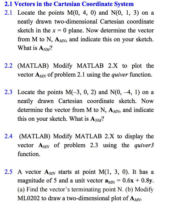 Solved Vectors in the Cartesian Coordinate System Locate | Chegg.com