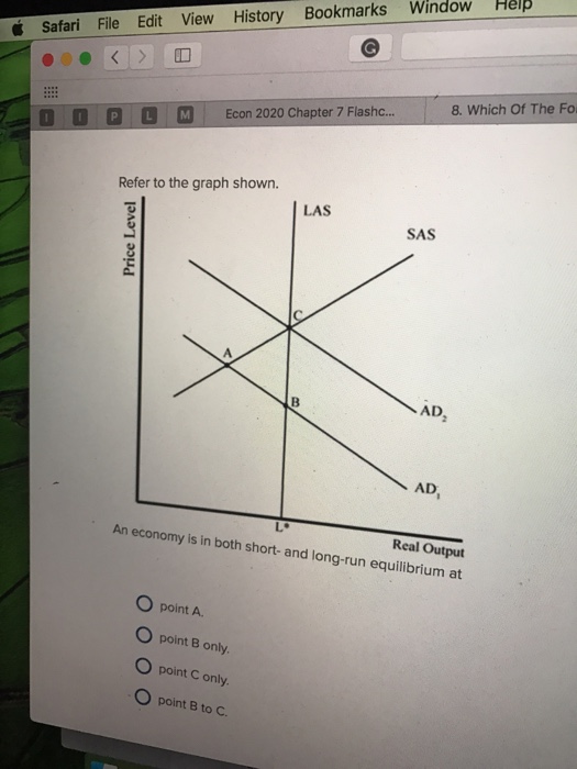 Solved Refer to the graph shown. An economy is in both | Chegg.com