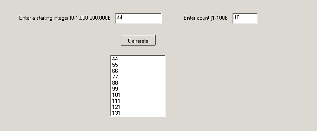 Solved Write A Program In C That Generates The Palindromes
