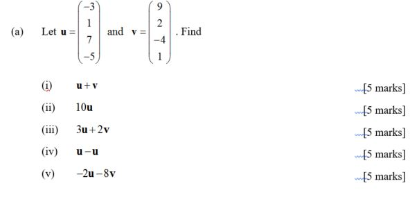 Solved Let u = (-3 1 7 5) and v =(9 2 -4 1) . Find | Chegg.com Solved Let u = (-3 1 7 5) and v =(9 2 -4 1) . Find | Chegg.com