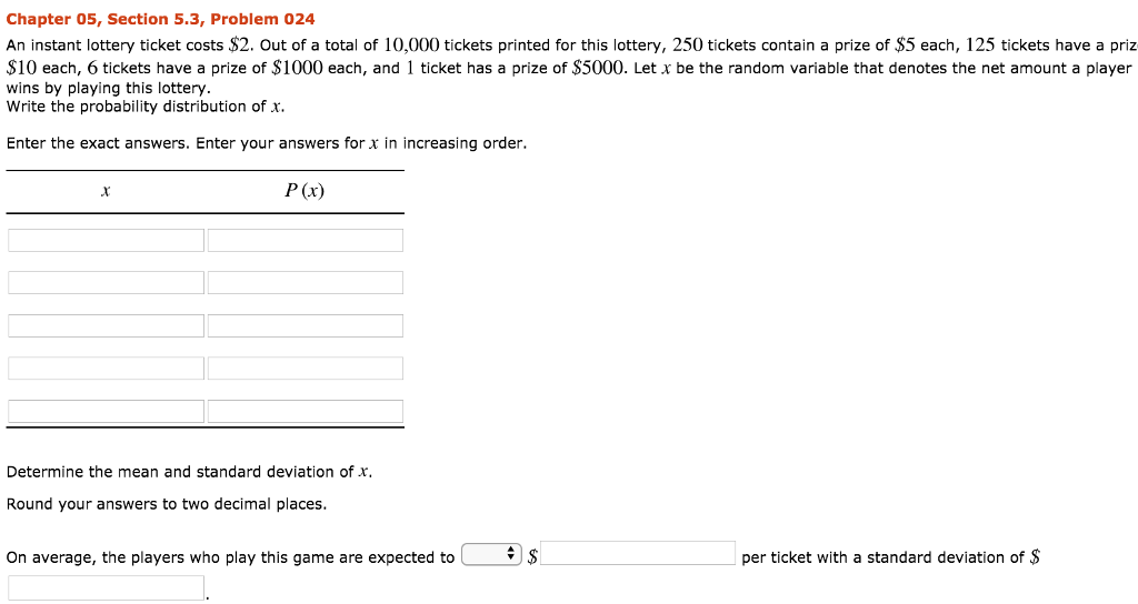 Solved Chapter 05, Section 5.3, Problem 024 An instant | Chegg.com