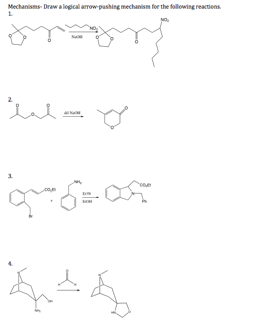 Solved Draw a logical arrow-pushing mechanism for the | Chegg.com