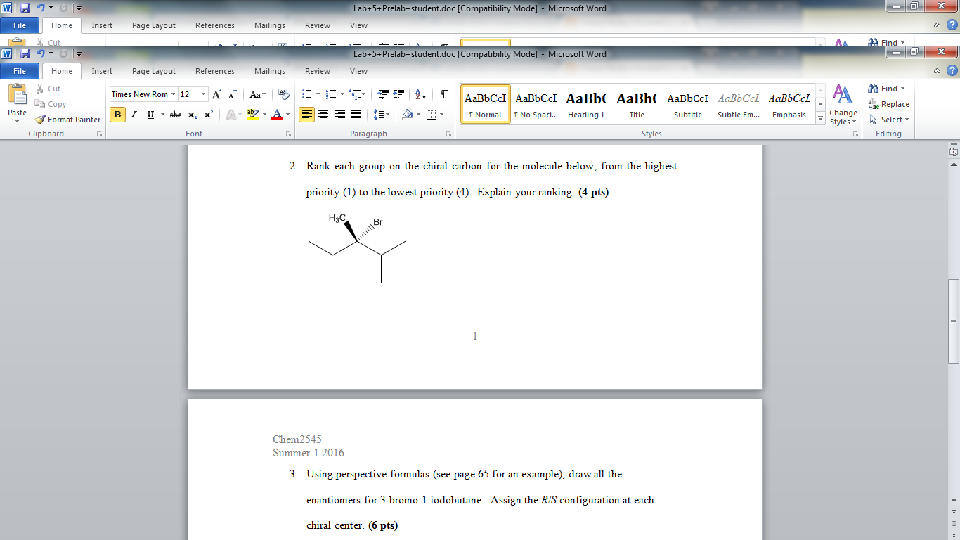 Solved For each compound drawn below: Label each OH, Br, | Chegg.com